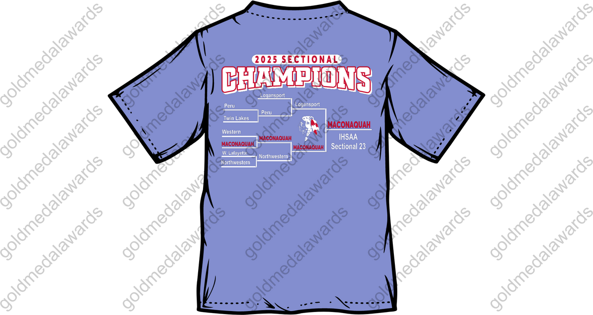 SECTIONAL CHAMPION T-shirt – Gold Medal Awards